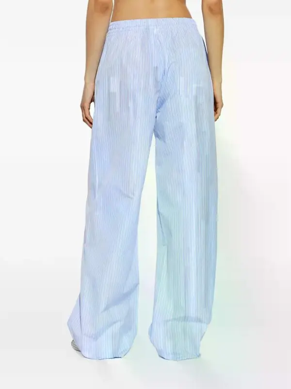 A.p.c. Striped Wide-leg Trousers