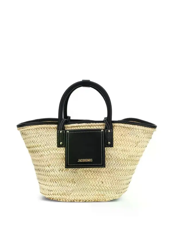 Jacquemus Soli Basket Bag - Neutrals