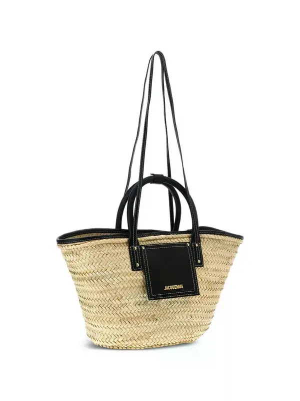 Jacquemus Soli Basket Bag - Neutrals