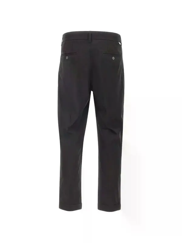 PAOLO PECORA Pleated Turned-up Trousers