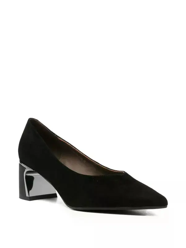 SERGIO MORETTI FIRENZE Pointed-toe Block-heel Pumps
