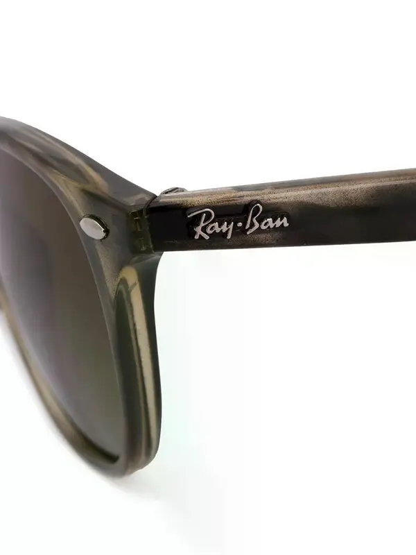 Ray-ban Round Frame Tortoise-shell Sunglasses