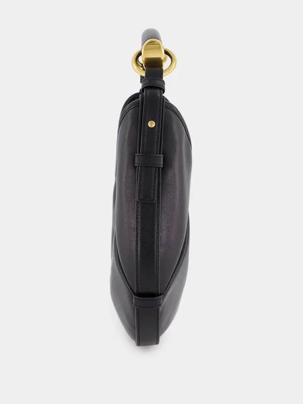 Saint Laurent Mombasa Small Leather Hobo Bag