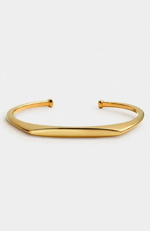 KATIE LOXTON Signet Bangle - Gold Coated