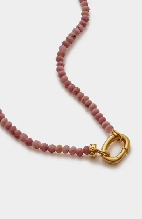 KATIE LOXTON Rhodochrosite Beaded Bracelet With Clasp