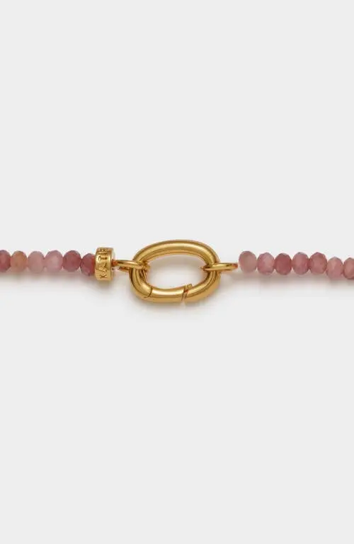 KATIE LOXTON Rhodochrosite Beaded Bracelet With Clasp