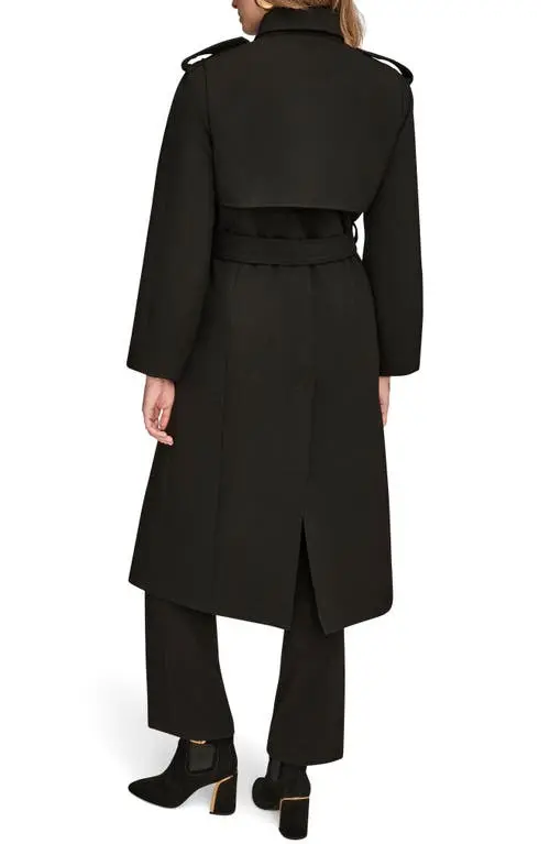 Donna Karan New York Modern Crepe Trench Coat