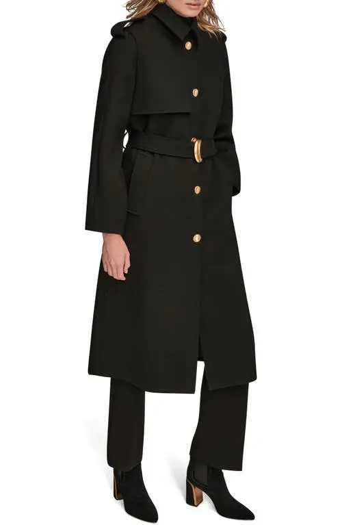 Donna Karan New York Modern Crepe Trench Coat