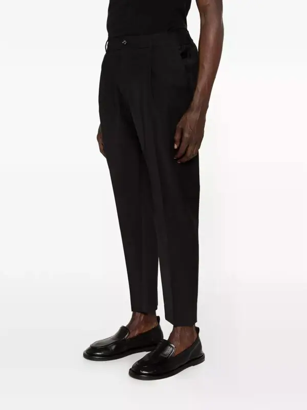 BE ABLE Pleated Detail Trousers - Black