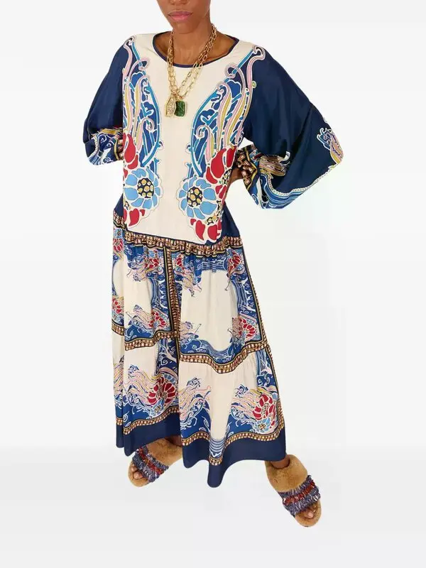 La DoubleJ Vesta Maxi Dress - Blue