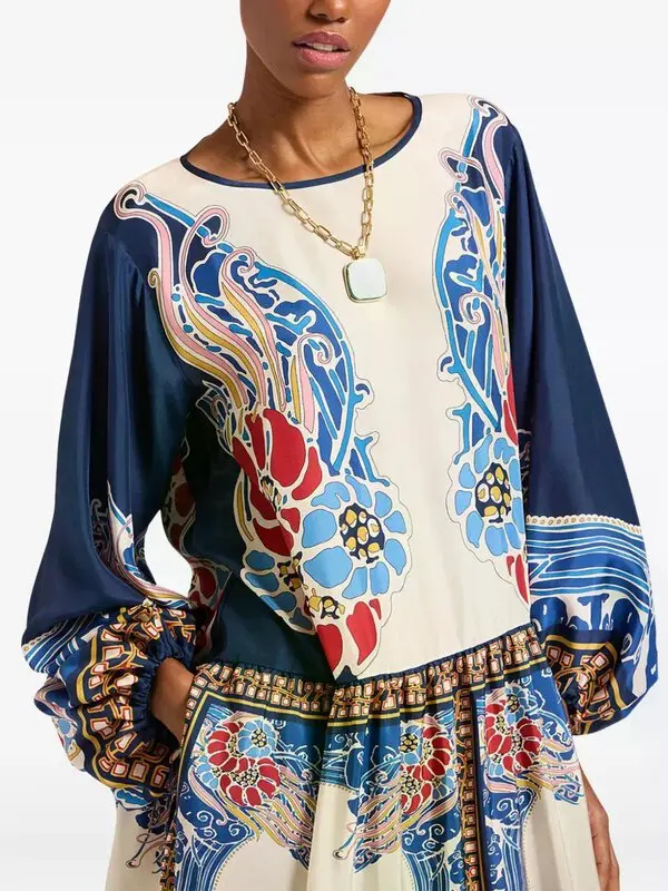 La DoubleJ Vesta Maxi Dress - Blue