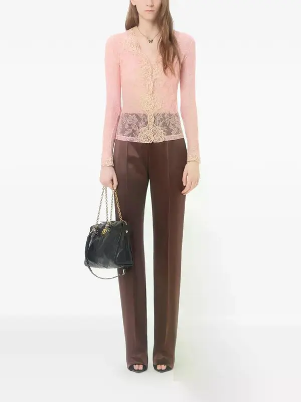 Valentino Garavani Stretch Lace Bodysuit - Pink