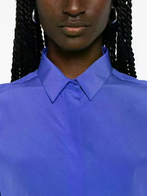 TOM FORD Buttoned Long-sleeve Shirt - Blue