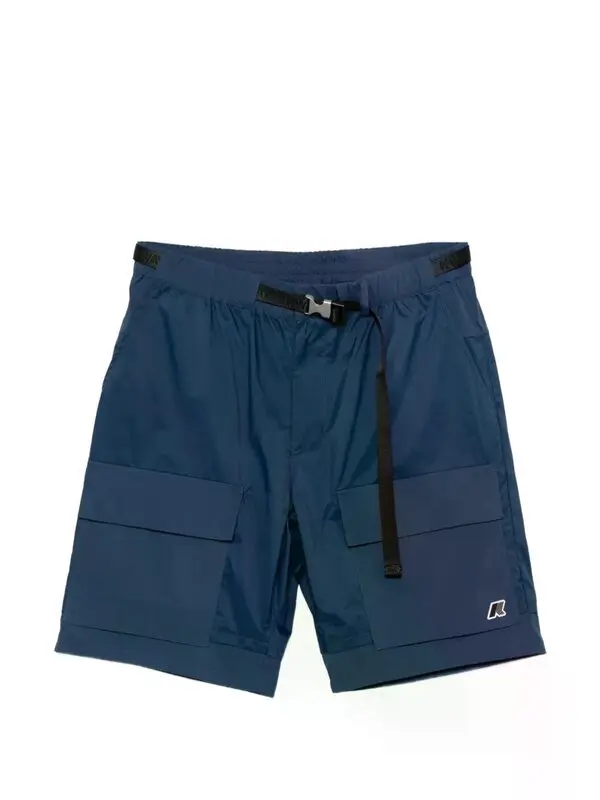 K-WAY Belted Cargo Shorts - Blue
