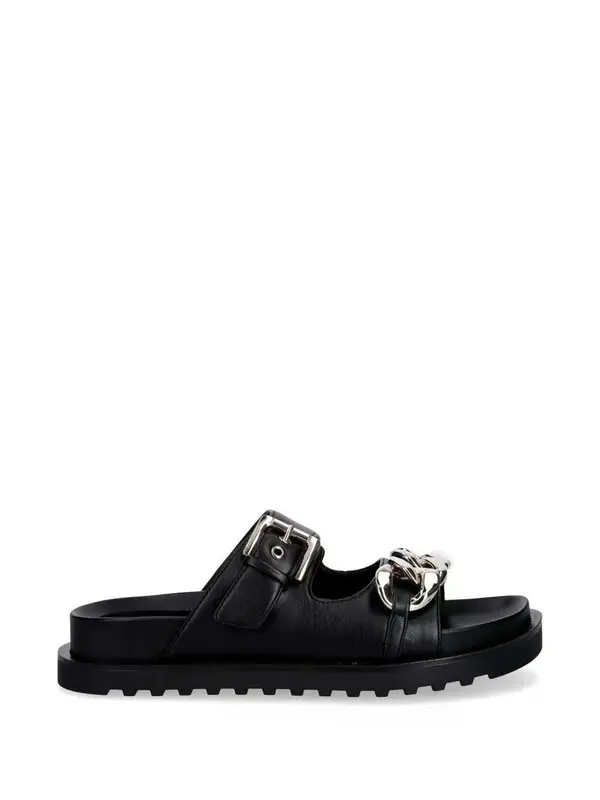 Guess Fatema Buckle-strap Sandals - Black