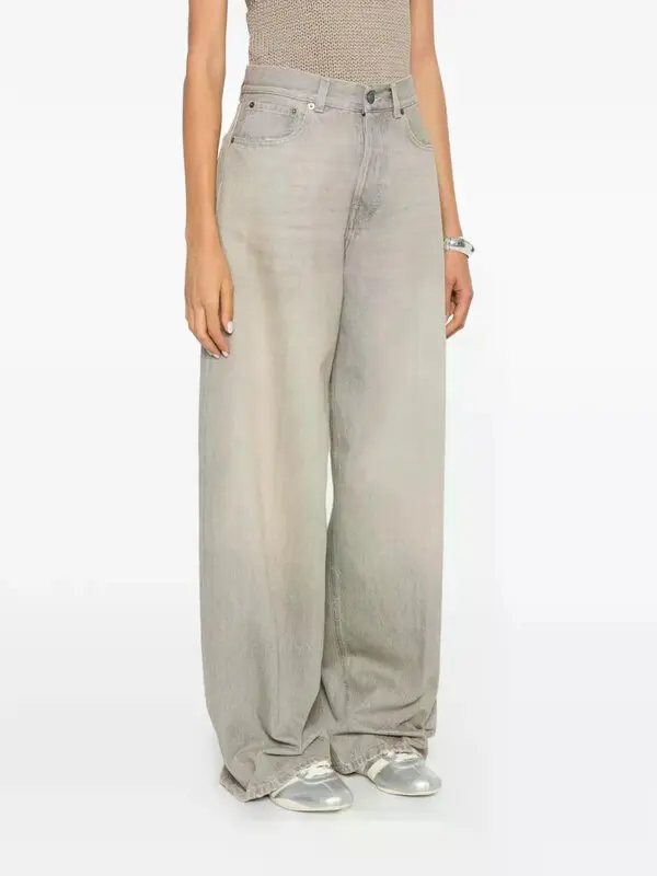 HAIKURE Bethany Wide-leg Jeans - Grey