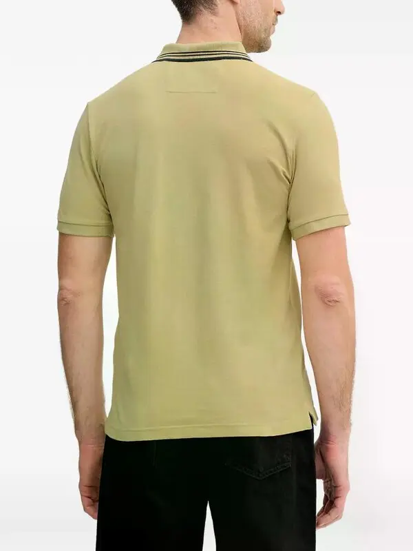 Guess Striped Collar Polo Shirt