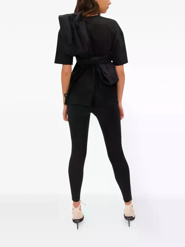 AREA Knot-detail T-shirt