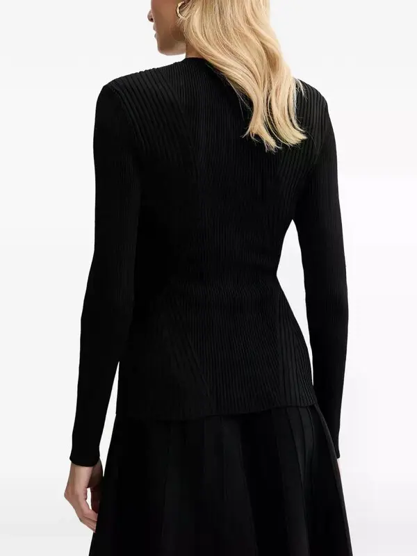 Guess Ribbed Knit Sweatshirt