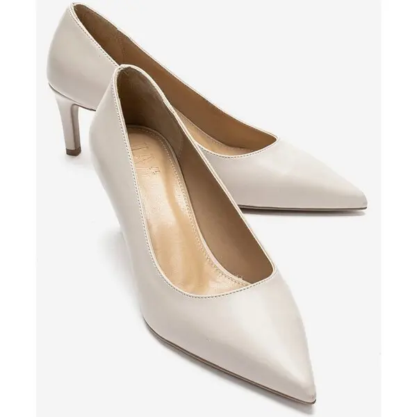 PROLOGUE SHOES Velmira Stiletto Pump - Beige