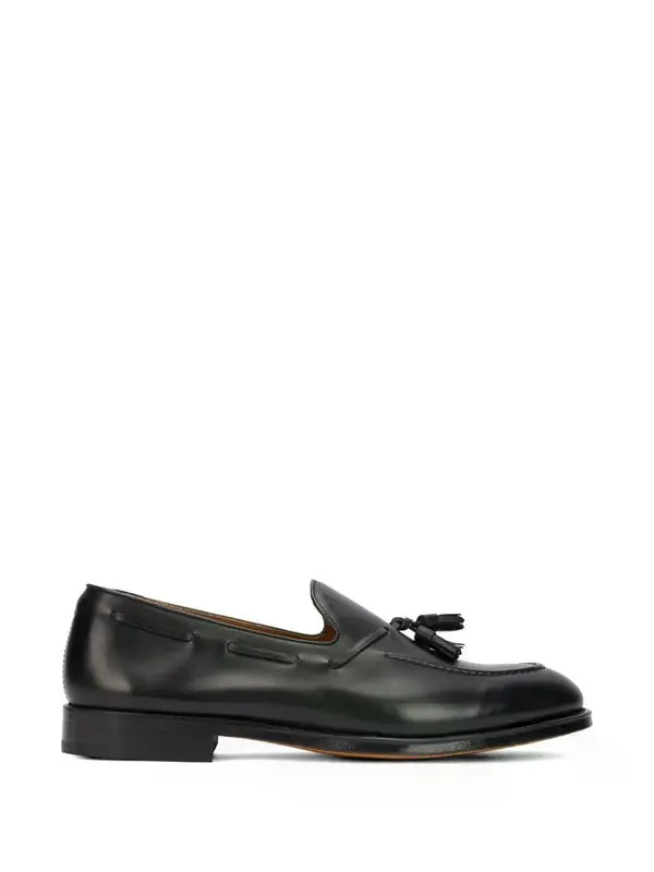 DOUCAL'S Leather Loafers With Tassel Detail
