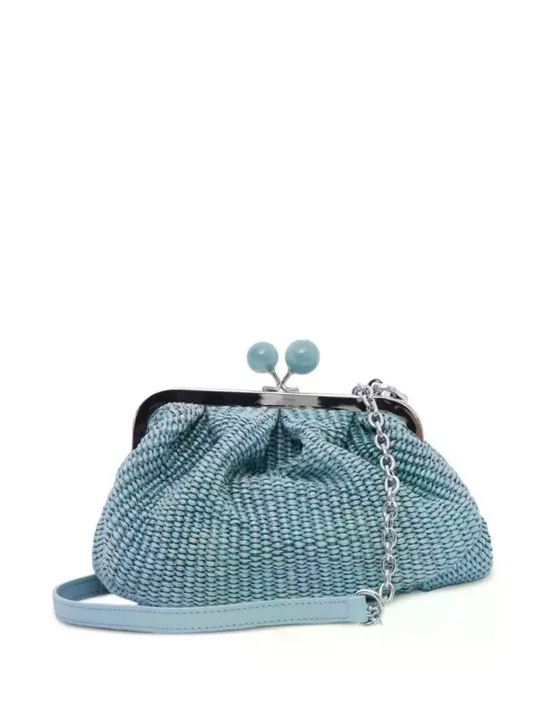 Max Mara Pasticcino Woven Shoulder Bag