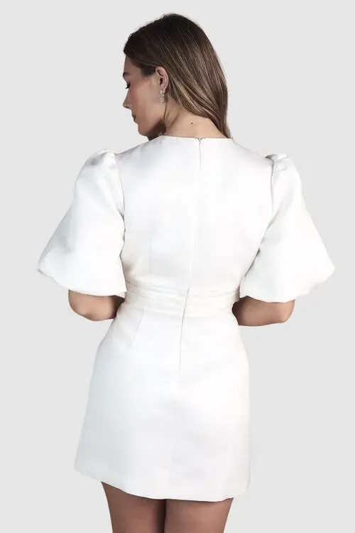 Coast Wrap Front Short Sleeve Mini Dress