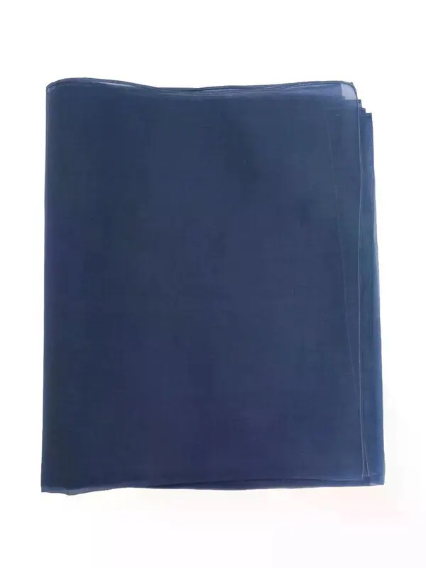 Max Mara Fanfara Silk Scarf - Blue
