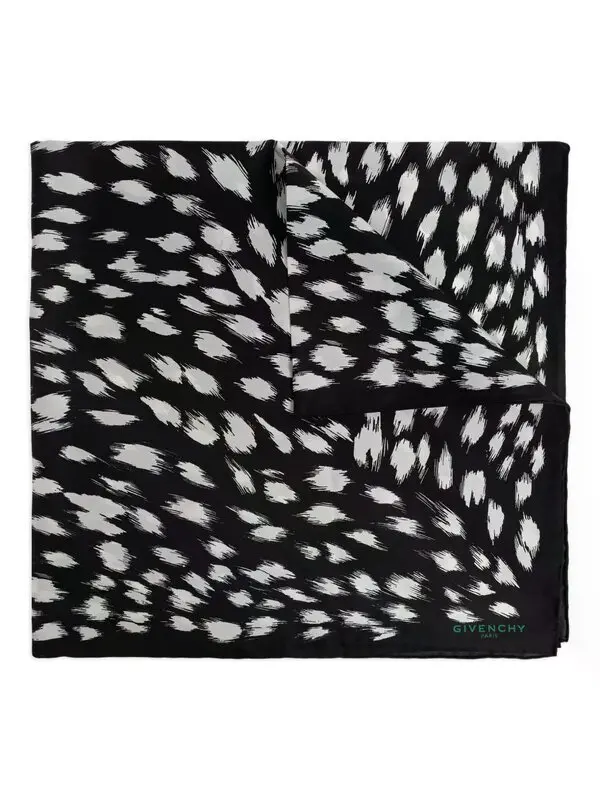 Givenchy Patterned Scarf - Black
