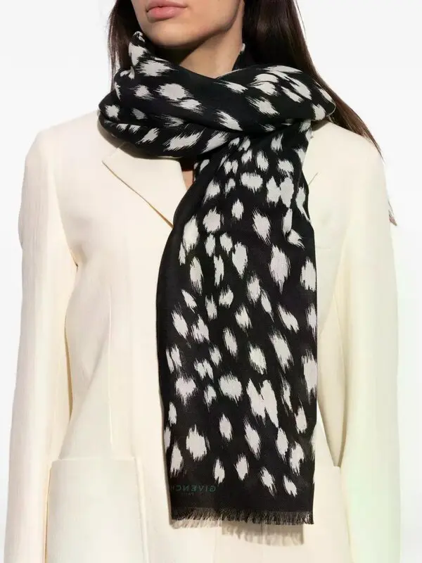Givenchy Abstract-pattern Scarf