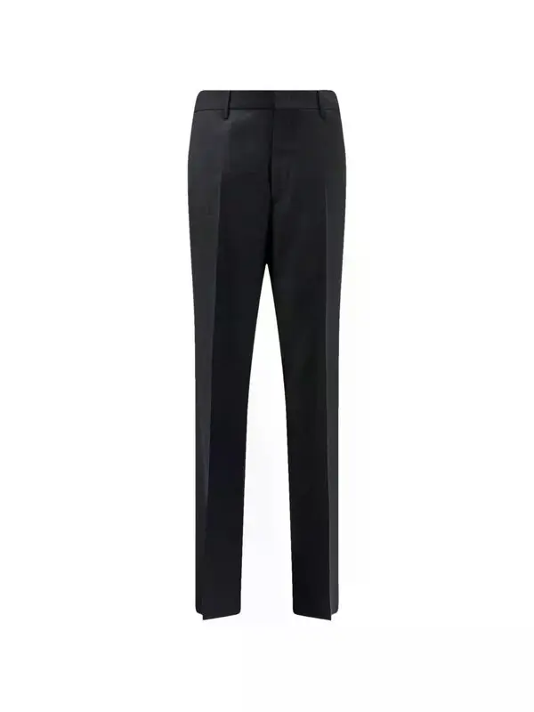 Tagliatore Slub-texture Pressed-crease Trousers