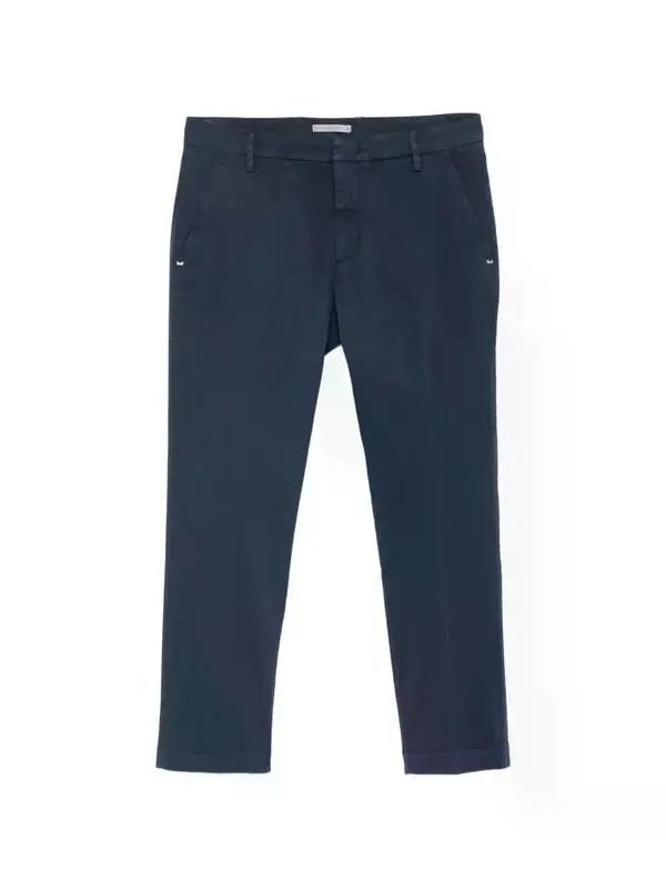 ENTRE AMIS Belt-loop Trousers - Blue