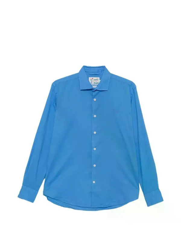 MC2 SAINT BARTH Chemise Button-down Cotton Shirt - Blue