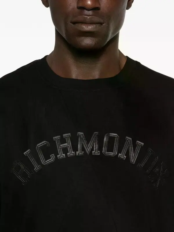 John Richmond Logo-patch T-shirt - Black