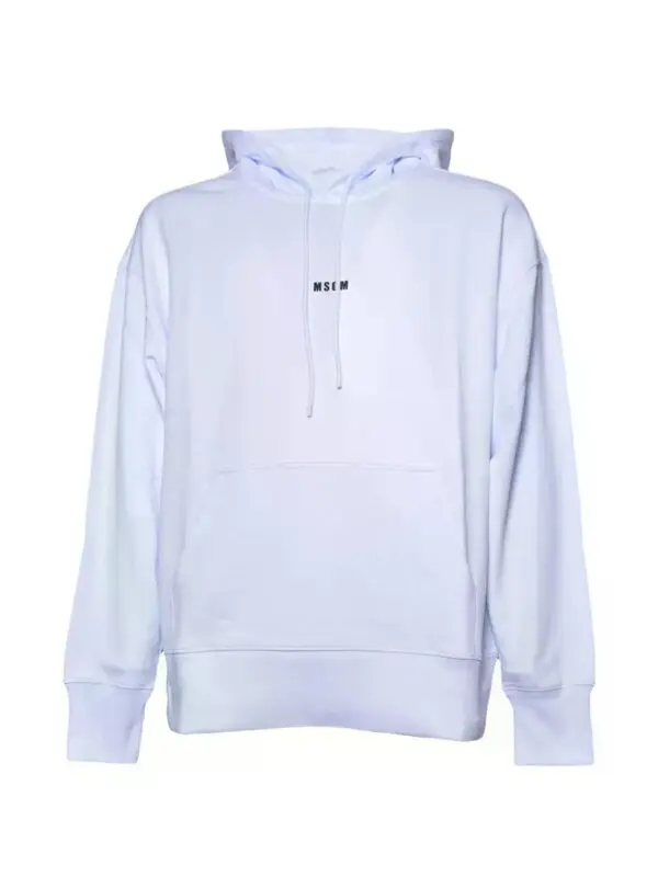 MSGM Logo-print Hoodie - White
