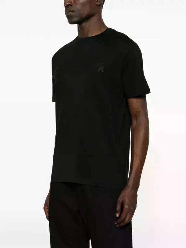 John Richmond Logo-embroidered T-shirt - Black