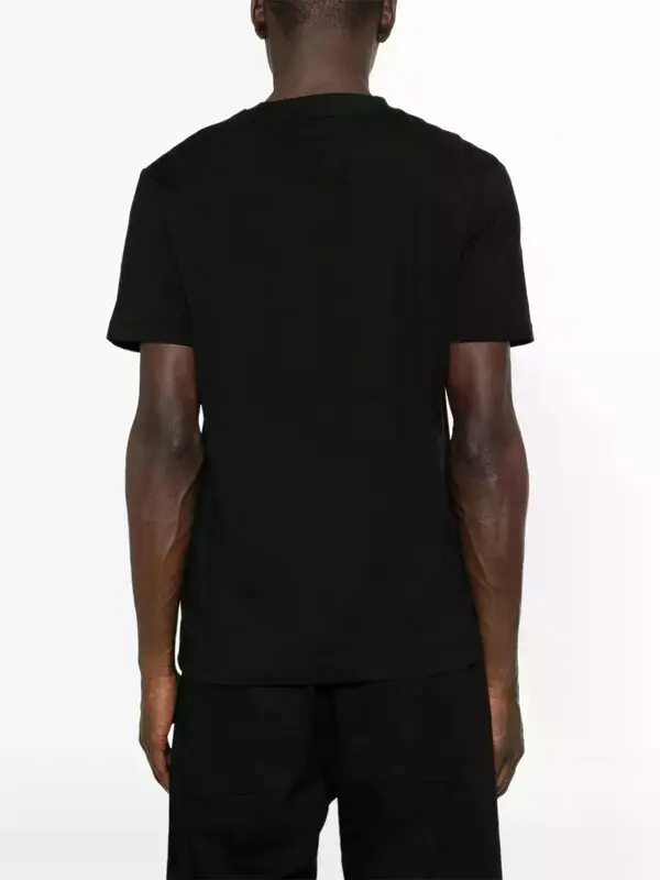 John Richmond Logo-embroidered T-shirt - Black