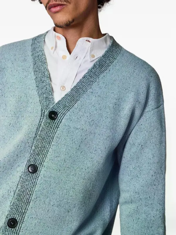 Paul Smith Marl-effect Wool Cardigan