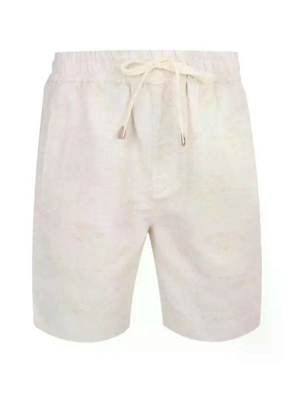 Eleventy Paisley-print Drawstring Shorts