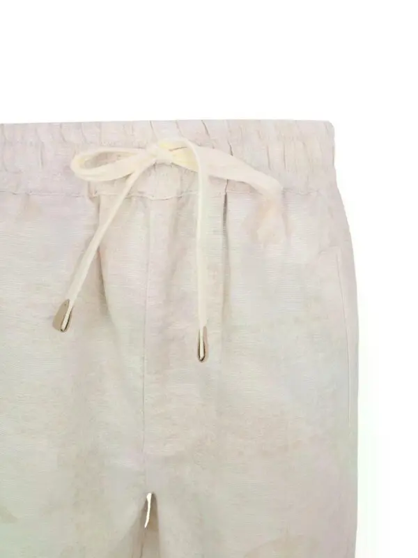 Eleventy Paisley-print Drawstring Shorts
