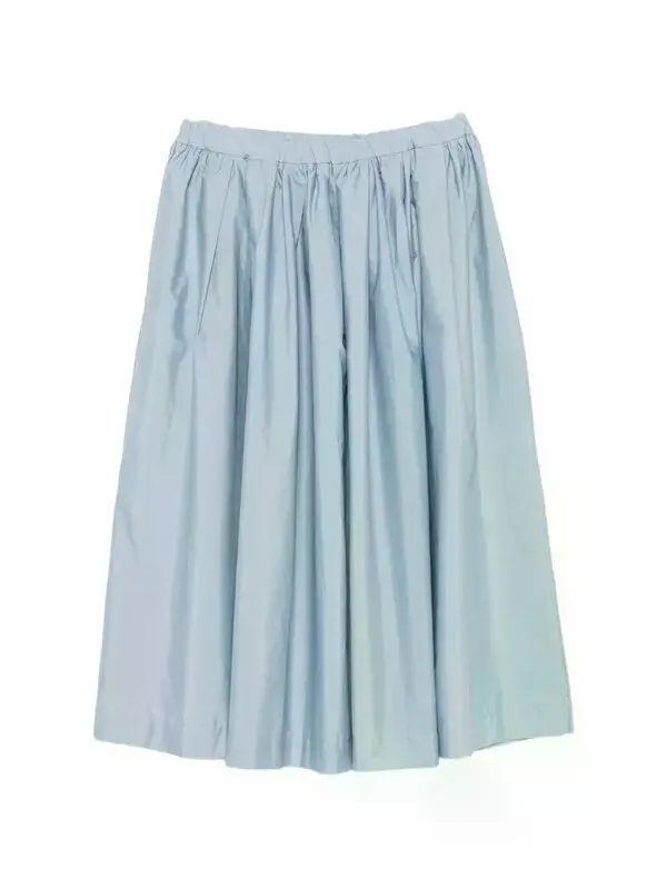 NINE:INTHE:MORNING Lilia Pleated Midi Skirt - Blue