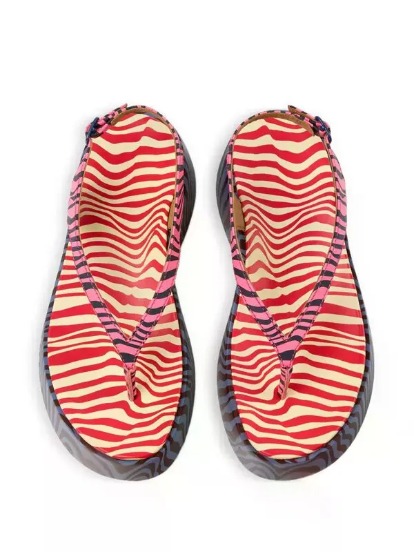 Camper Tasha T-strap Platform Sandals