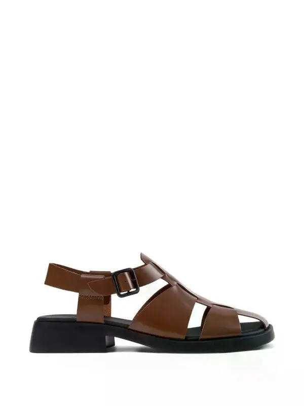 Camper Dana Buckled Sandals - Brown