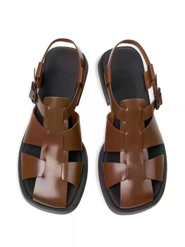 Camper Dana Buckled Sandals - Brown