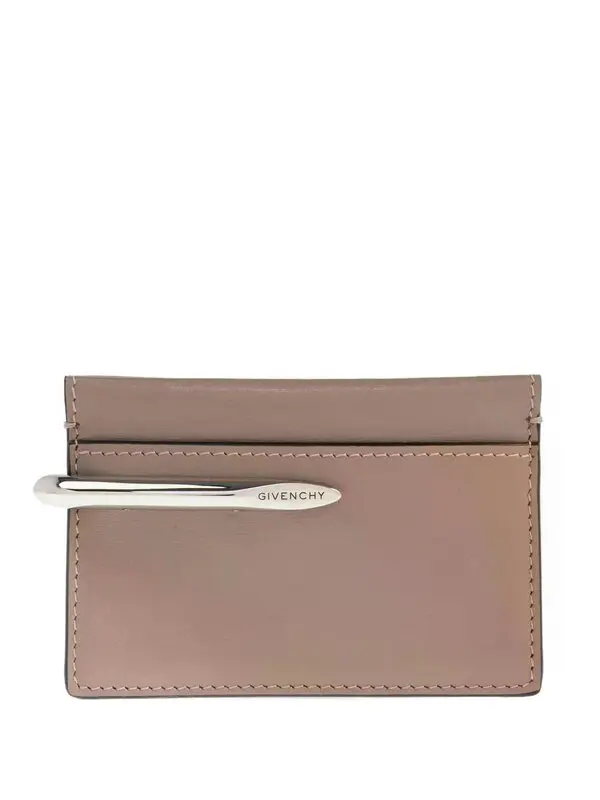 Givenchy Logo-plaque Card Holder - Neutrals
