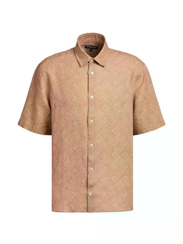 Frescobol Carioca Castro Angra Madeira-print Shirt