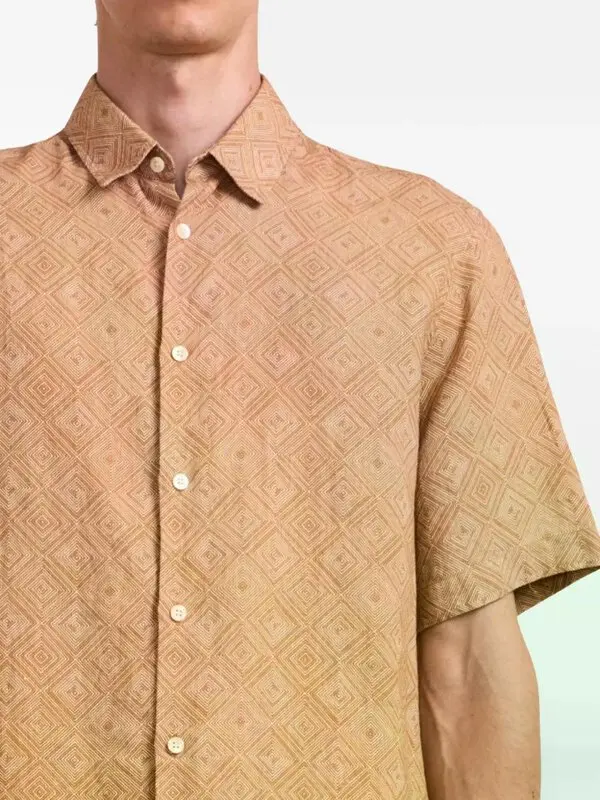 Frescobol Carioca Castro Angra Madeira-print Shirt