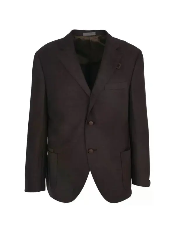 Corneliani Single-breasted Jacket - Brown