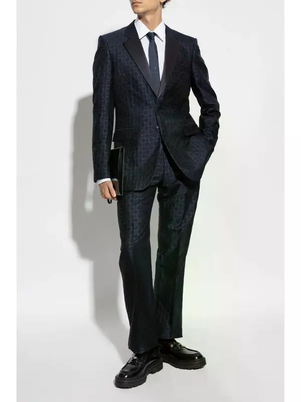 Givenchy Patterned-jacquard Blazer - Blue