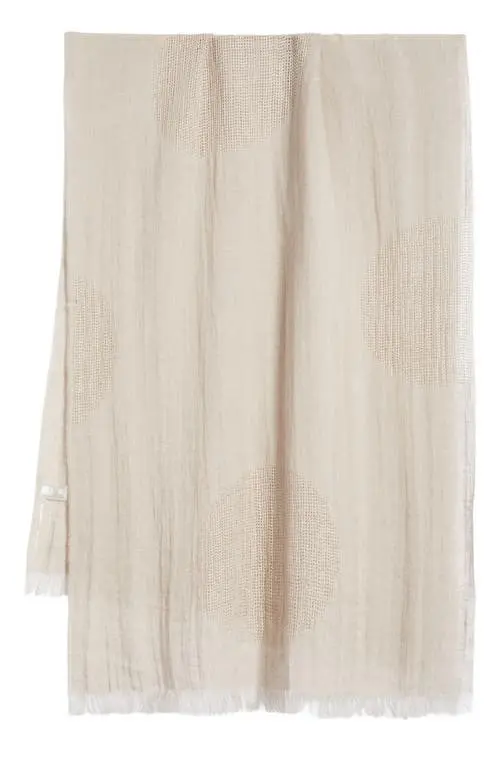 Eileen Fisher Linen Circles Scarf